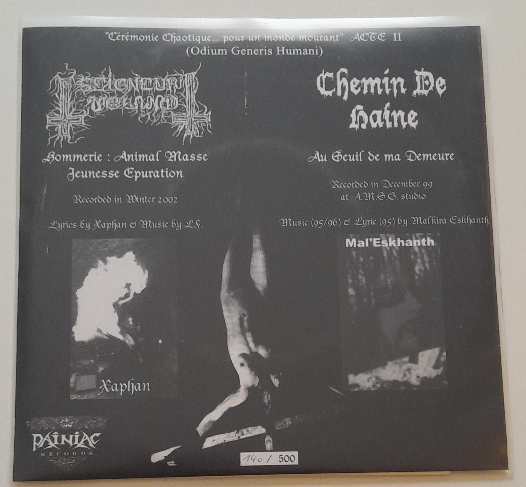 SEIGNEUR VOLAND / CHEMIN DE HAINE Cérémonie Chaotique… Pour Un Monde ...