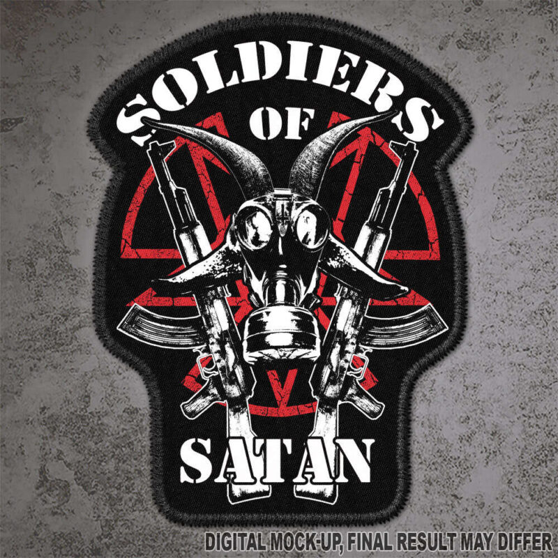 IMPALED NAZARENE Soldiers Of Satan PATCH Woven - NoEvDia